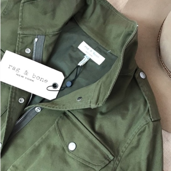 rag & bone | Jackets & Coats | Rag Bone Army Green Utility Jacket | Poshmark